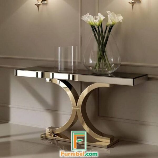 21+ Jual Meja Foyer Stainless Granit Custom (Rose Gold Mirror)