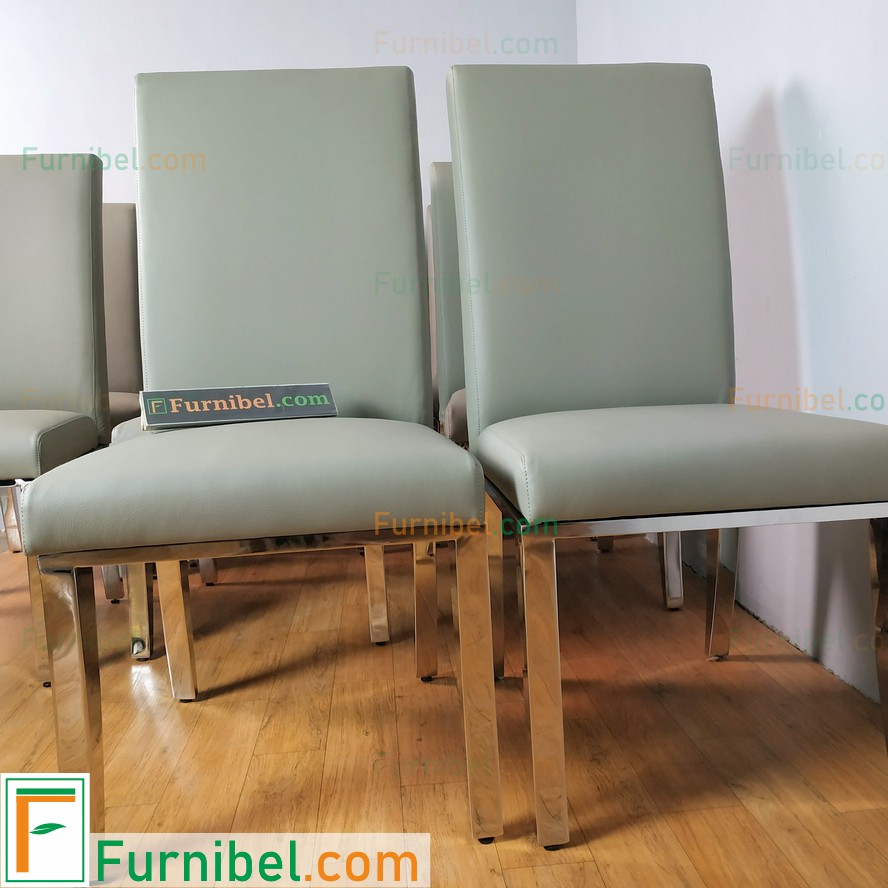 Jual Kursi Makan Stainless Minimalis Modern Nyaman
