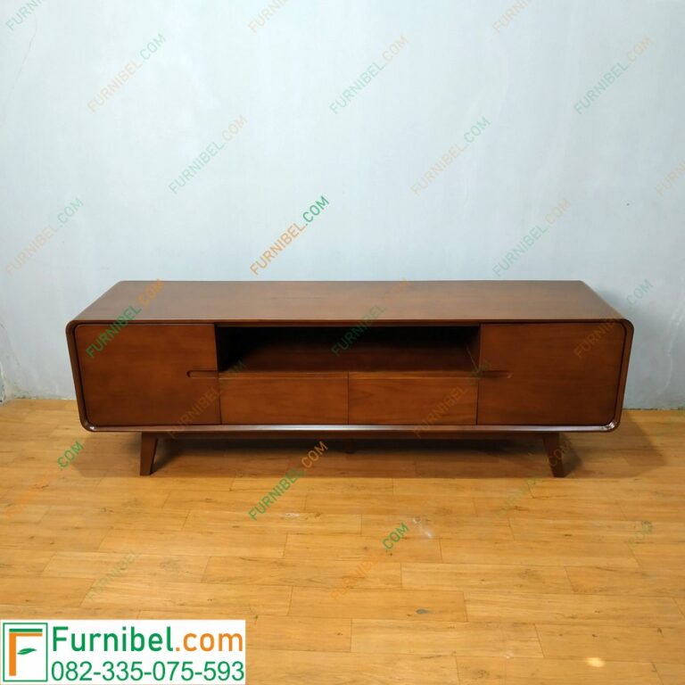 Jual Meja Tv Retro Credenza Minimalis Kayu