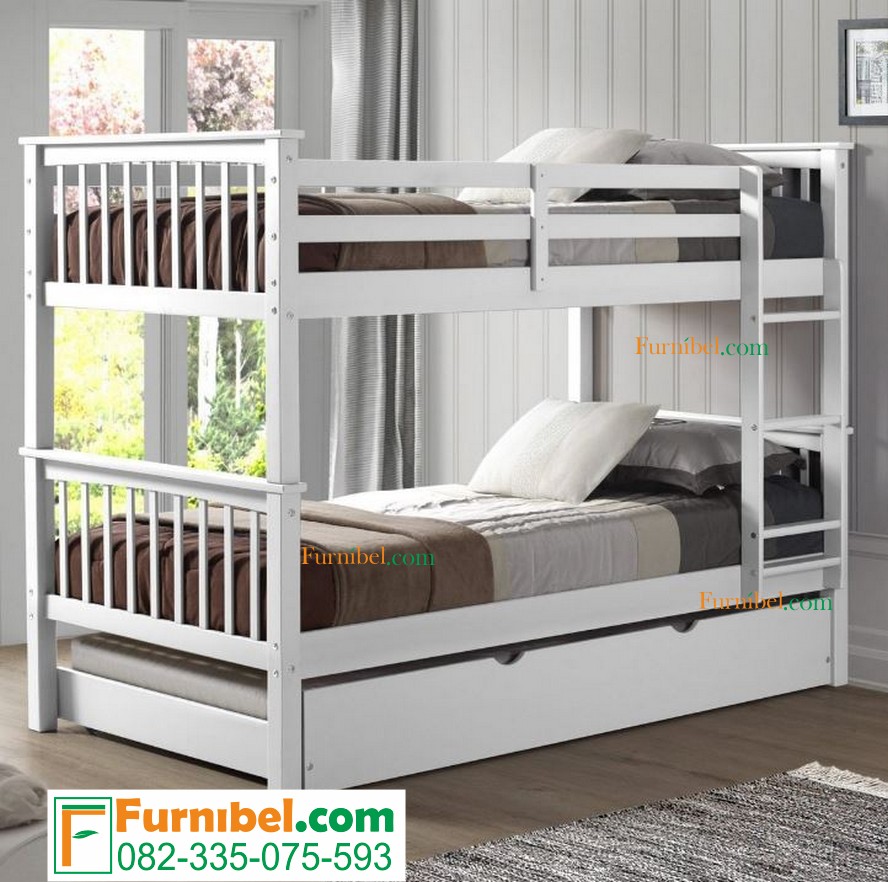 Jual Tempat Tidur Tingkat Anak Desain Minimalis Model Kekinian